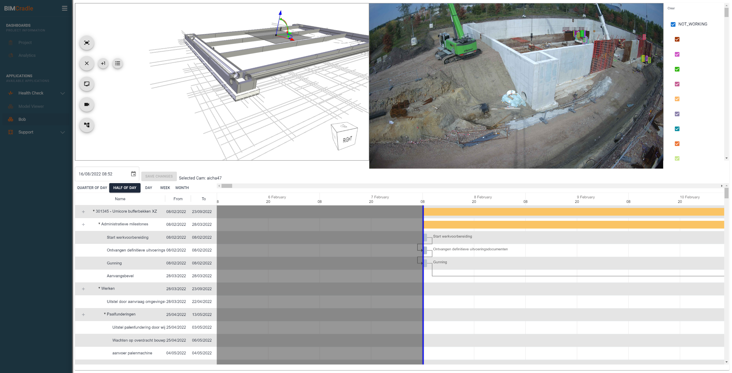 BIM on Building Site (BOB) – D-projectcontrol